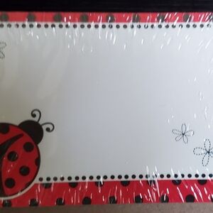 Burton | Office | 5 Lady Bug Enclosure Cards And Envelopes For Flowers ...